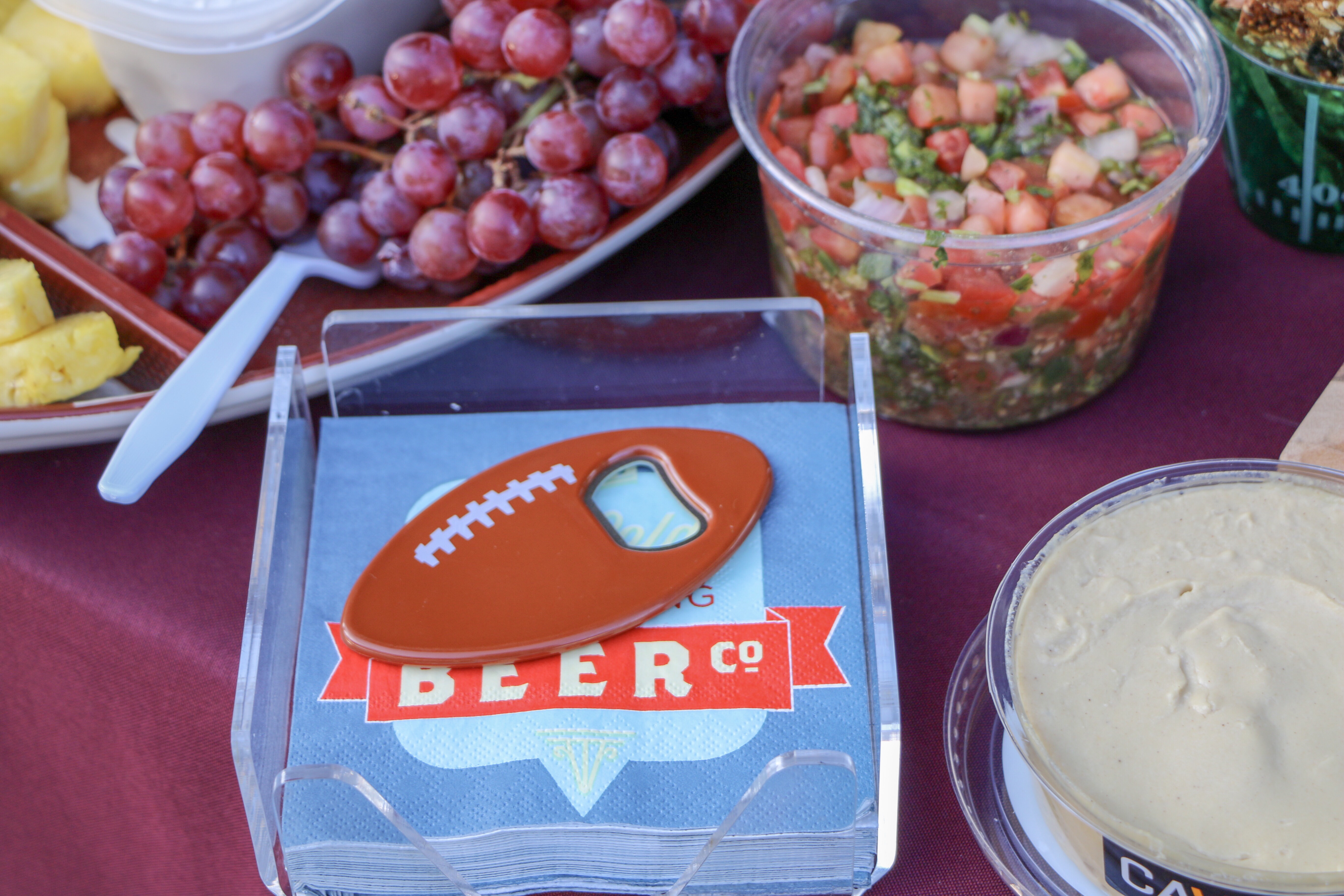 Our First Tailgate of the Fall - Magnolia Stripes