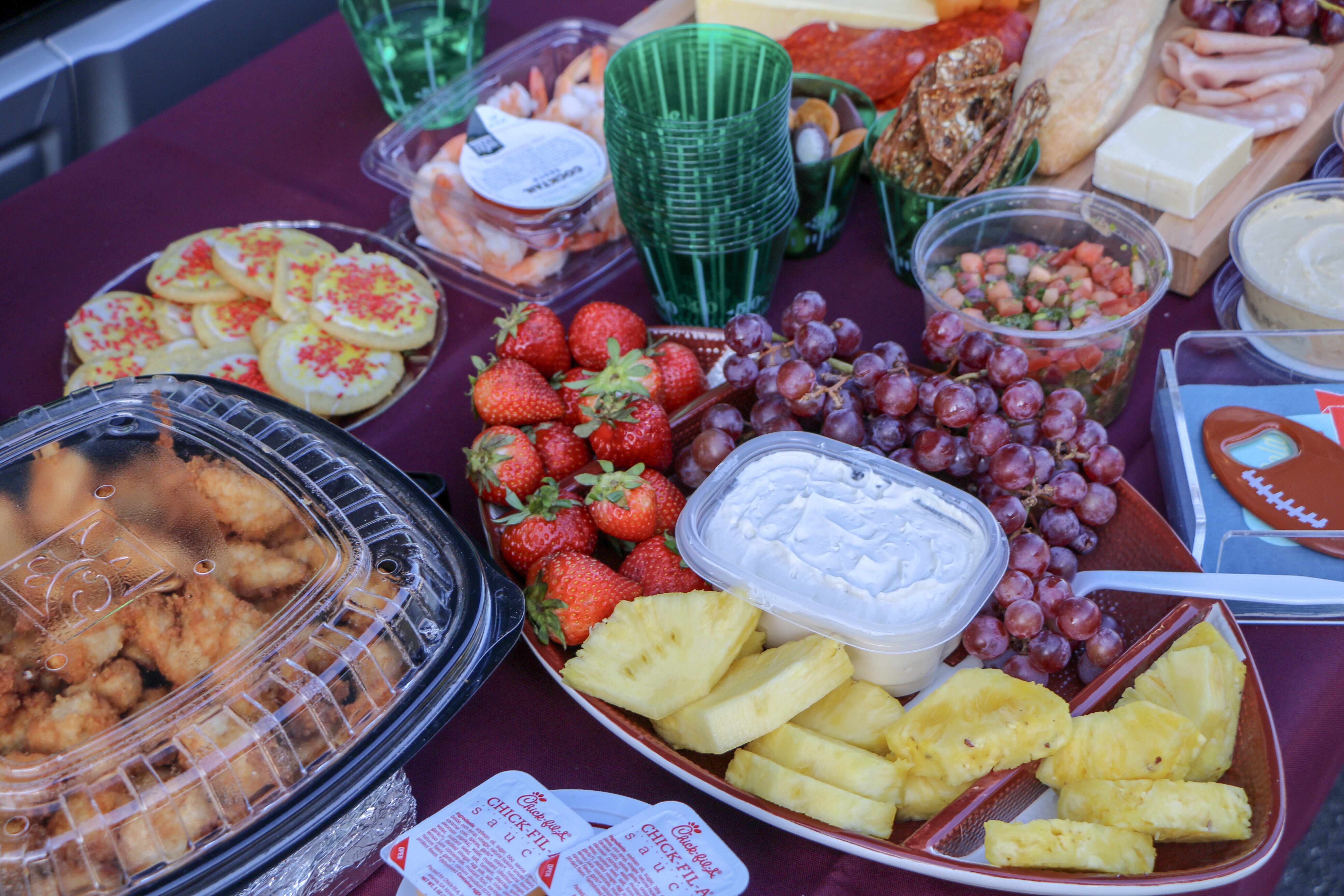 Our First Tailgate of the Fall - Magnolia Stripes
