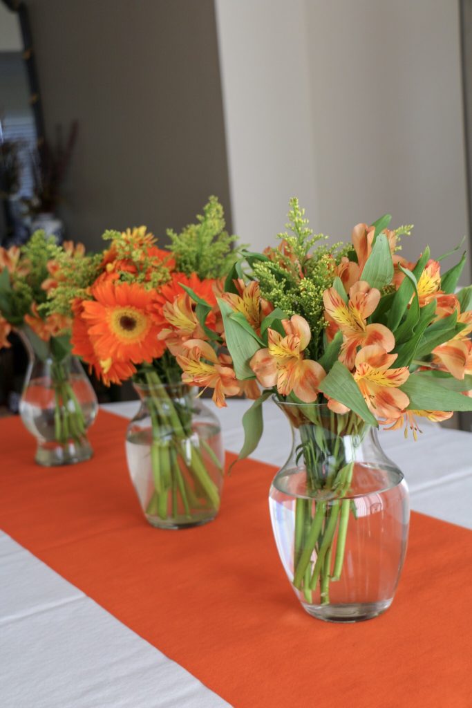 Welcoming the Fall with a Classic Navy and Orange Tabletop - Magnolia ...