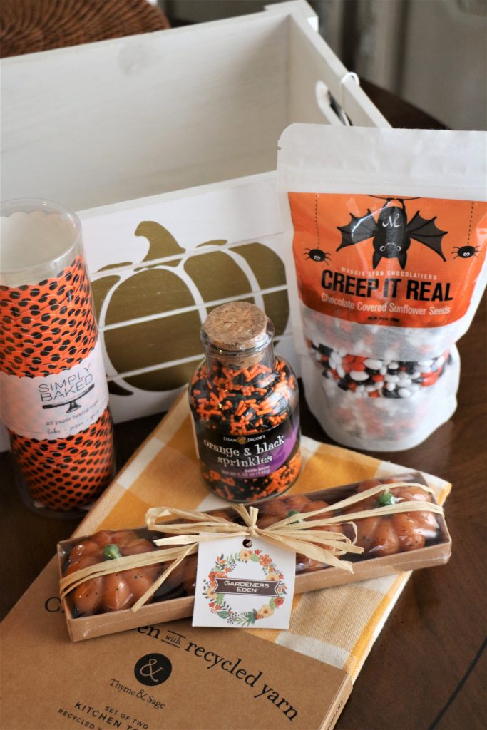 How to Make a Fall Hostess Gift Basket - Magnolia Stripes